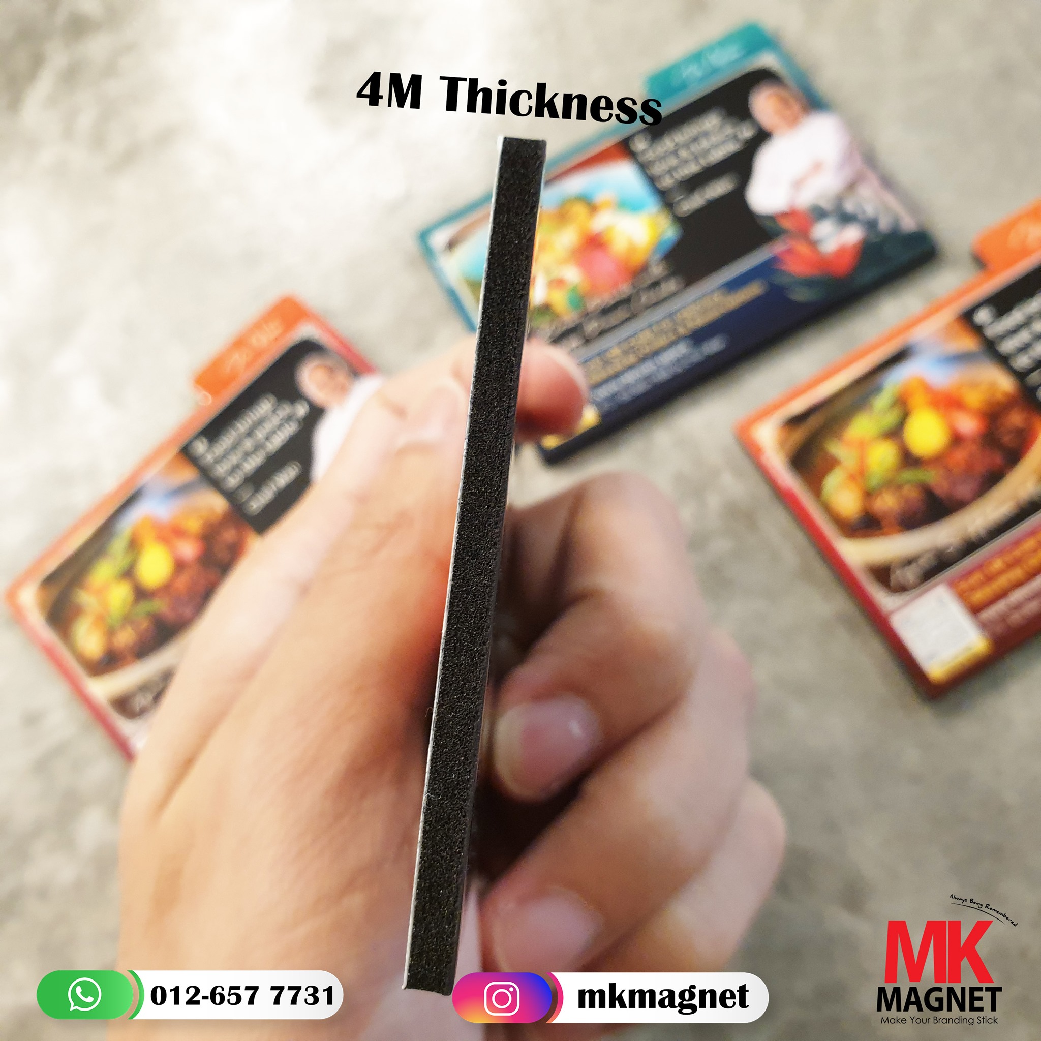 4M Thickness Fridge Magnet – MK Magnet